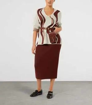 Marina Rinaldi Leather-suede Moccasins