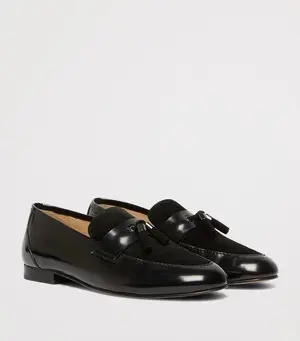 Marina Rinaldi Leather-suede Moccasins