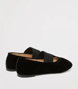 Marina Rinaldi Velvet Ballet Flats