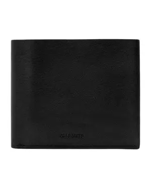 ALLSAINTS Leather Axis Wallet - Black