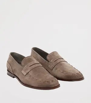 ALLSAINTS Suede Jules Stitch Loafers