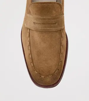 ALLSAINTS Suede Jules Stitch Loafers