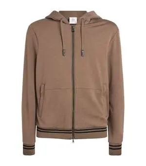 Bogner Zip-up Forest Hoodie - Brown