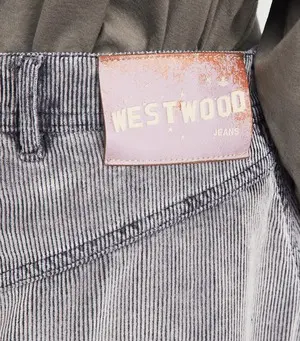 VIVIENNE WESTWOOD Corduroy Twisted Seam Straight Jeans