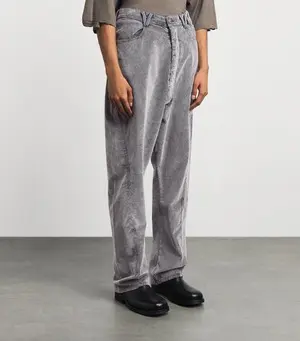 VIVIENNE WESTWOOD Corduroy Twisted Seam Straight Jeans