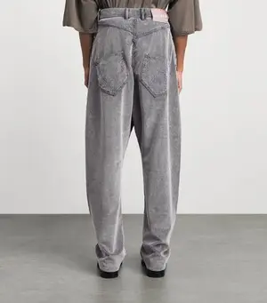 VIVIENNE WESTWOOD Corduroy Twisted Seam Straight Jeans