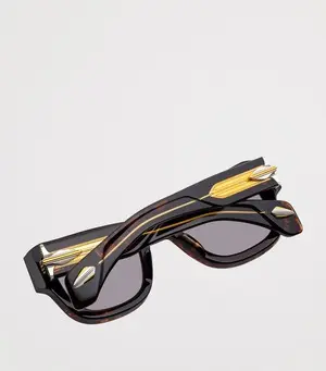 JACQUES MARIE MAGE Conrad Square Sunglasses - Grey