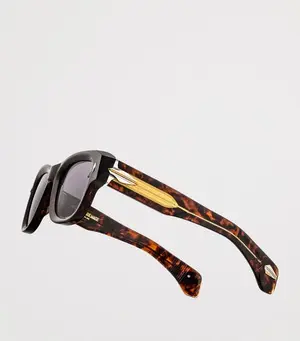 JACQUES MARIE MAGE Conrad Square Sunglasses - Grey