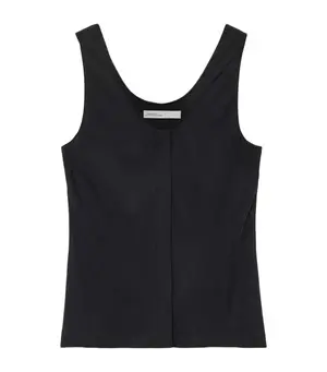 ALLSAINTS Silk-blend Milla Tank Top - Black