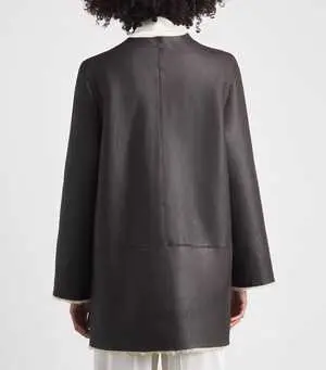 Stylein Shearling-leather Reversible Veda Coat