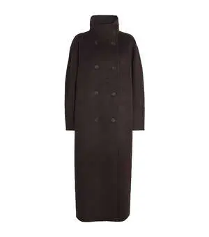 Stylein Wool Tovino Double-breasted Coat - Brown