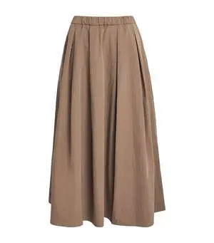 Stylein Sorina Trench Maxi Skirt - Brown