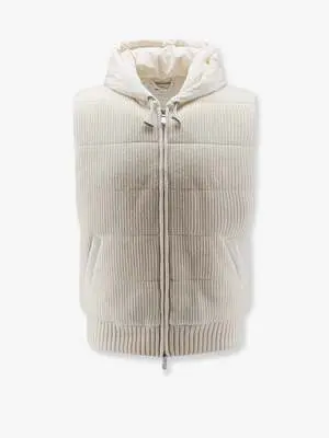 GRAN SASSO Sleeveless Virgin Wool Jacket