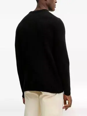 LINDBERGH Crew-neck Ribbed-trim Sweater