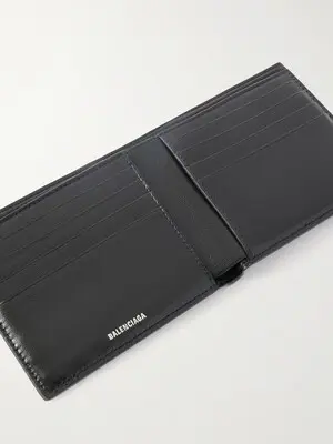 Balenciaga Printed Textured-leather Wallet