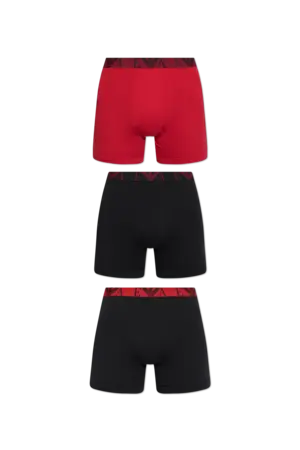 Emporio Armani 3-pack Of Cotton Boxers - Multicolour