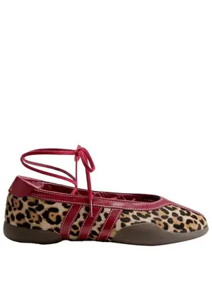 Adidas Taekwondo Mei Ballet Flats In Pony Hair - Brown