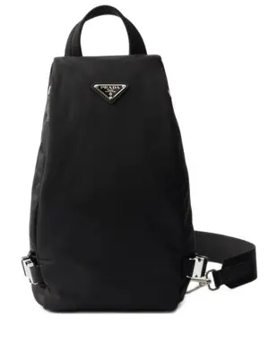 Prada Backpack In Re-nylon And Saffiano Leather