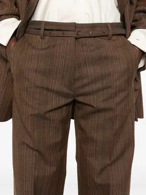 Dries Van Noten Trousers With A Fitted And Slightly Flared Silhouette