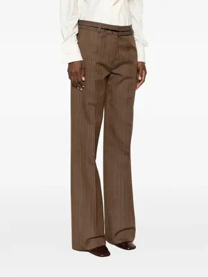 Dries Van Noten Trousers With A Fitted And Slightly Flared Silhouette