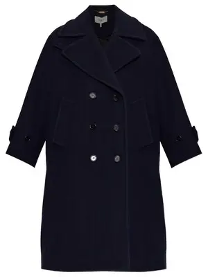 Chloé Oversized Double-breasted Long Wool Coat