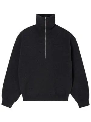 RÓHE High-neck Half-zip Sweater