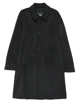 Herno Wool Coat Slate
