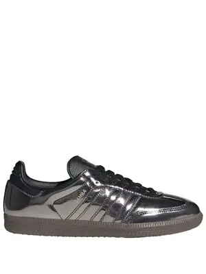 Adidas Samba Og Sneakers In Metallic Leather - Black