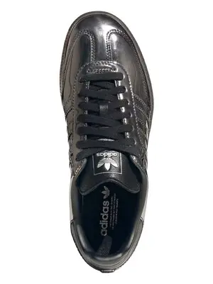 Adidas Metallic Leather Samba Og Sneakers - Black