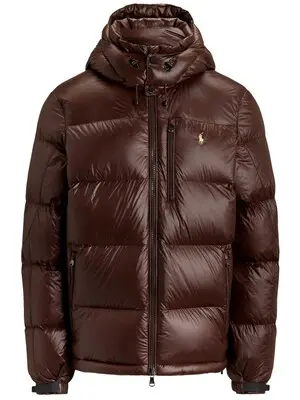Polo Ralph Lauren Gorham Glossy-effect Down Jacket - Brown