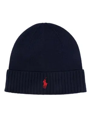 Polo Ralph Lauren Logo Beanie - Blue