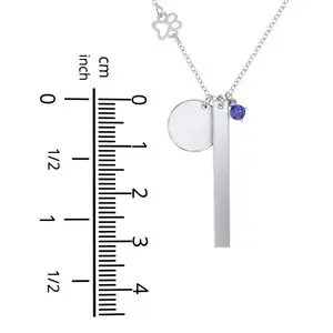 Jewlr Milestone Necklace With Paw Charm