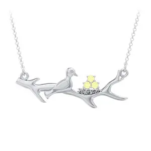 Jewlr Mother's Nest With 1-5 Stones Pendant