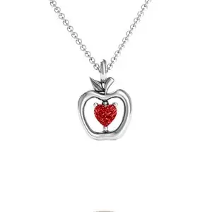 Jewlr An Apple A Day Pendant - Sterling Silver