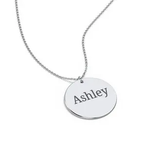 Jewlr Charmed Name Disc Pendant