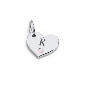 Jewlr Engravable Sideways Heart Charm