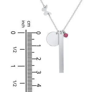 Jewlr Milestone Necklace With Butterfly Charm