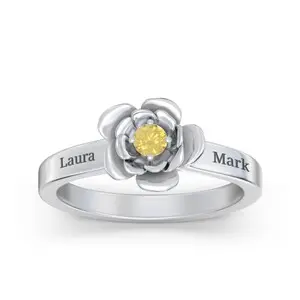 Jewlr Flourish Rose Ring