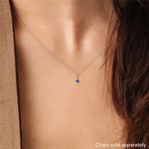 Jewlr Bezel-set Round Cut Charm