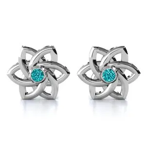 Jewlr Celtic Star Earrings - Sterling Silver