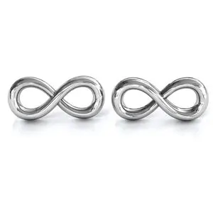 Jewlr Classic Infinity Earrings - Sterling Silver