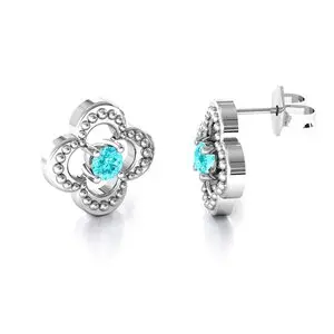 Jewlr Shimmering Clover Earrings