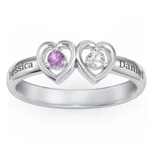 Jewlr Kissing Hearts Ring