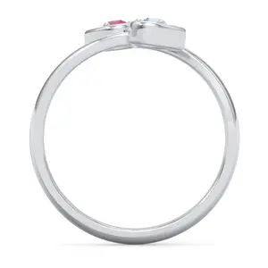 Jewlr Double Heart Bypass Ring