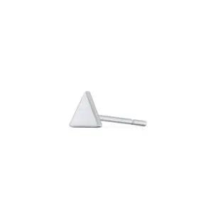 Jewlr Triangle Shape Single Stud - Sterling Silver