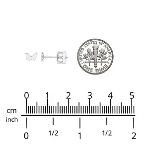Jewlr Butterfly Shape Stud Earrings