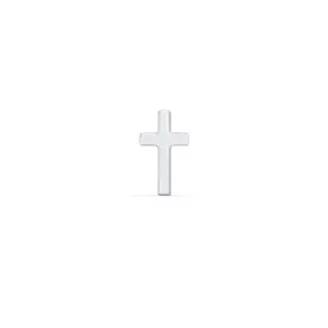 Jewlr Cross Shape Single Stud