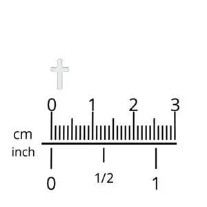 Jewlr Cross Shape Single Stud
