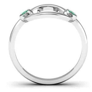 Jewlr Double Stone Karma Ring