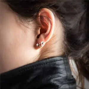 Jewlr Cluster Star Earrings